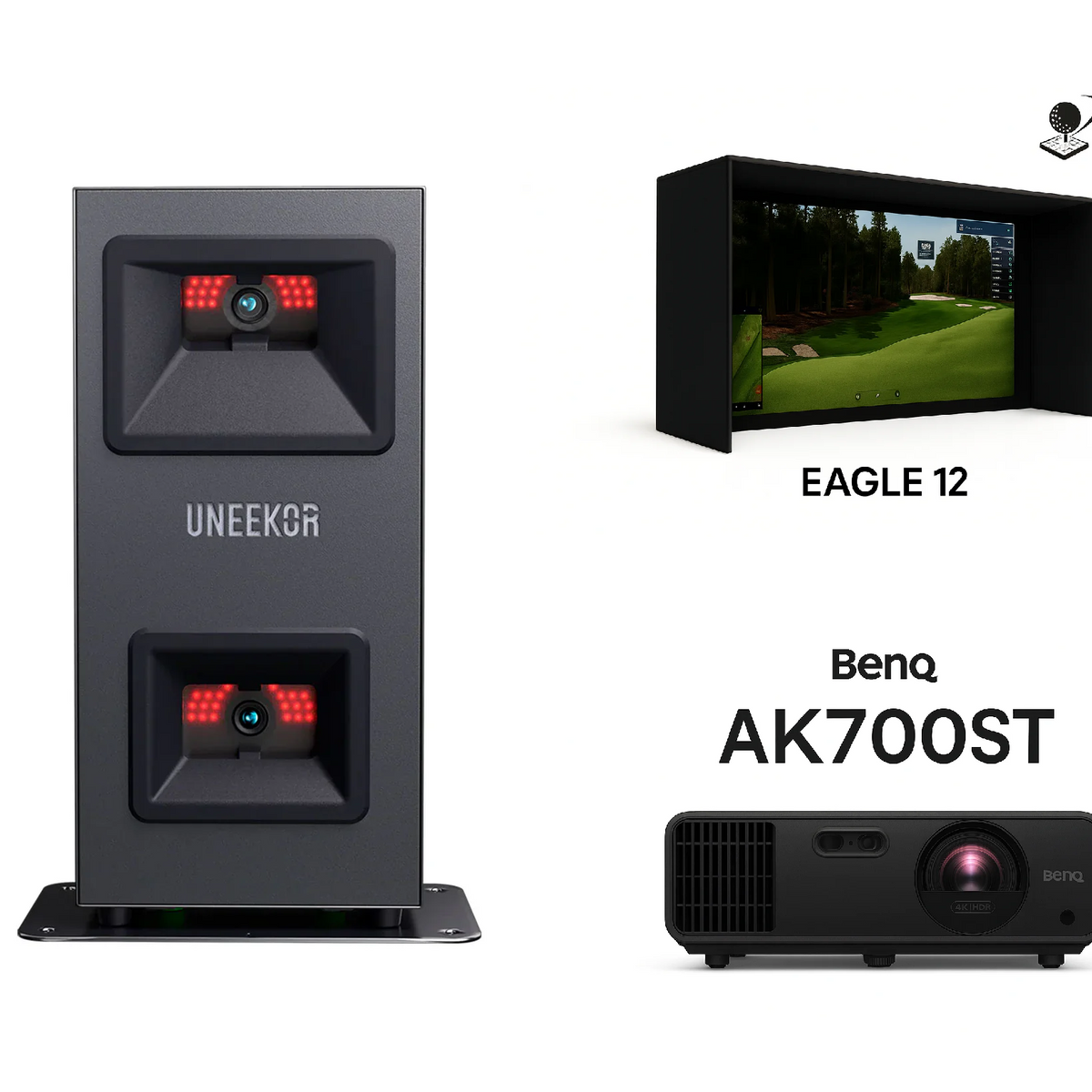 Eye Mini Lite 12FT Premium 4K Package (Eagle 12 + AK700ST) – Elite Sim Golf