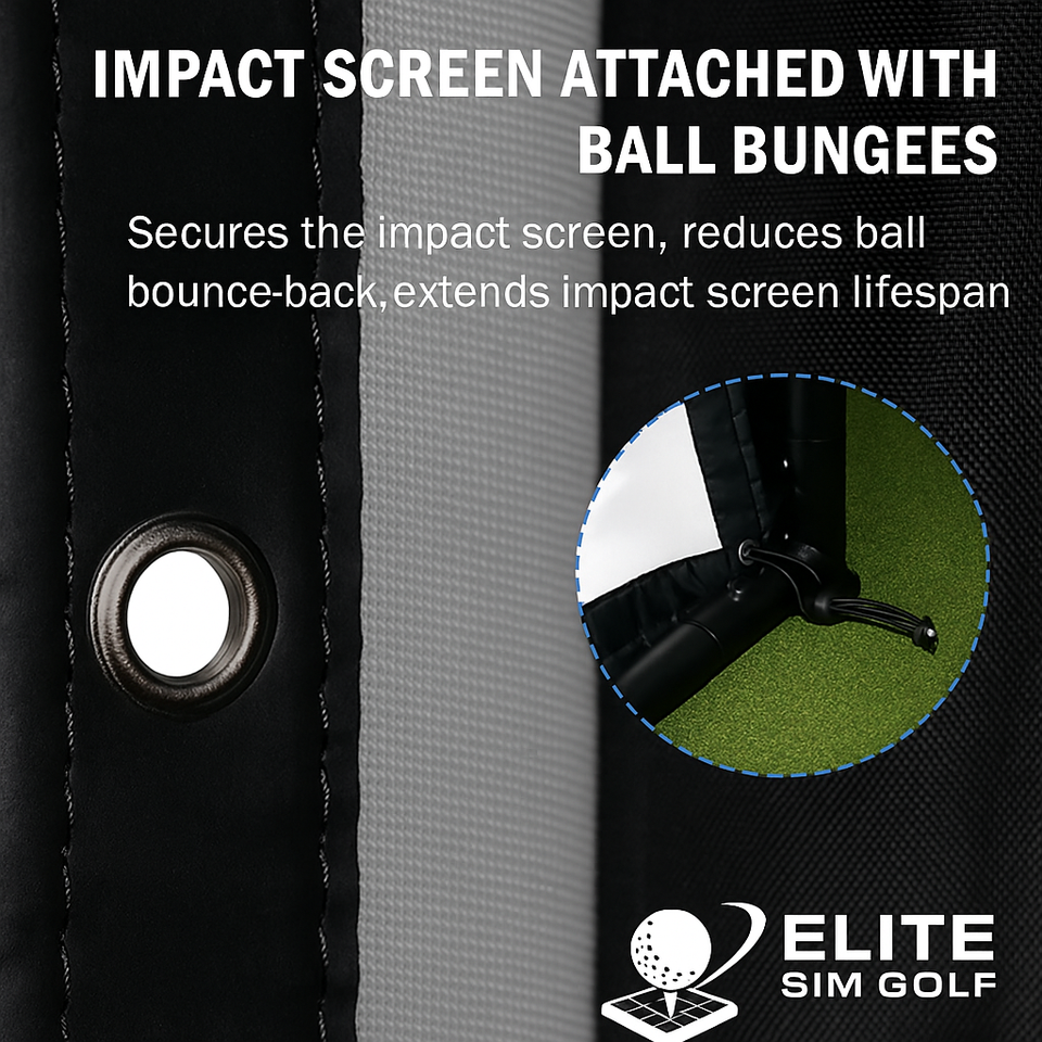 Eagle 12 Golf Simulator Enclosure 12' x 9' Home Golf Studio – Elite Sim ...